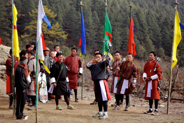 Bhutan Archery Tournament - The National Sport of Bhutan