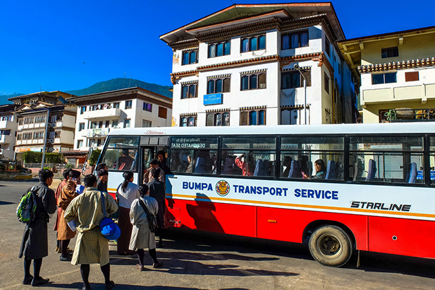 Bhutan Bus Service | Public Transportation in Bhutan - Go Bhutan Tours